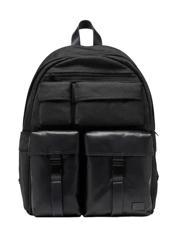 DIESEL® Multi-pocket Buckle-fastening Backpack - Black