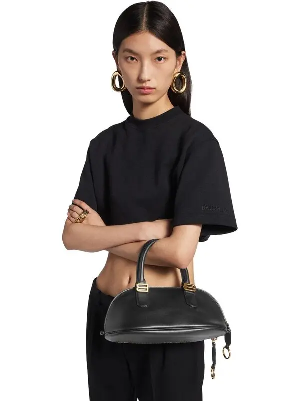 Balenciaga Bolero Bowling Mini Bag - Black