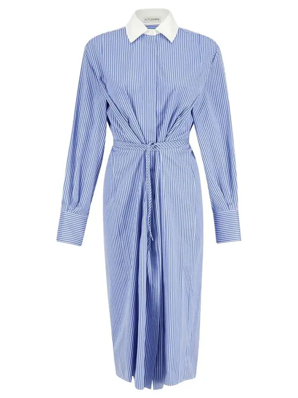 Altuzarra Azure Stripe Floyd Dress - Blue