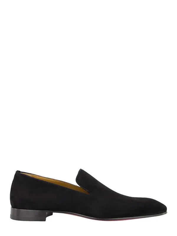 CHRISTIAN LOUBOUTIN Dandelion Suede Loafers - Black