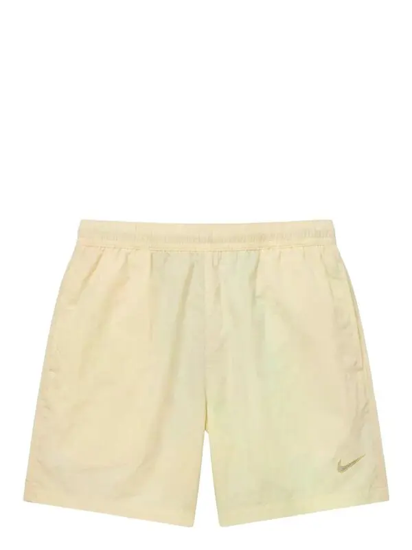 Nike Nocta Logo-patch Shorts - Yellow