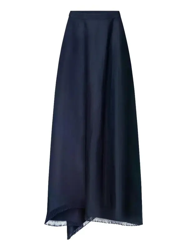FFORME Asymmetric Long Skirt - Black