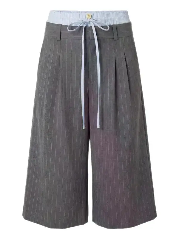 Monse Double-waistband Trousers - Grey