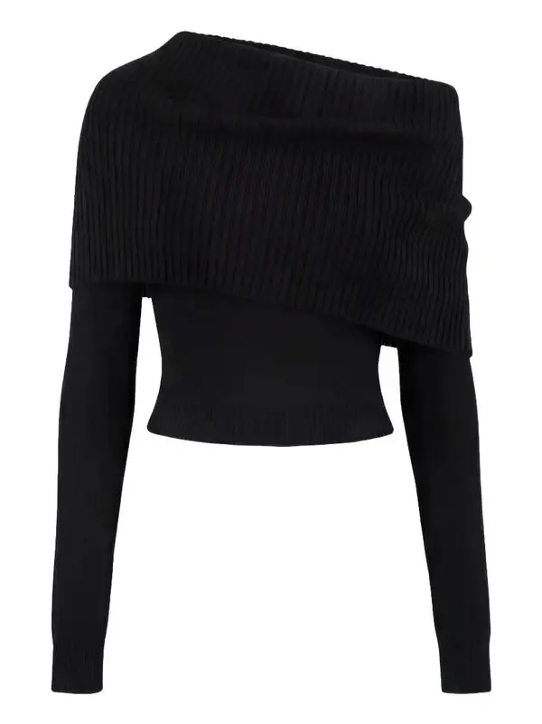 Monse Backless Sweater - Black