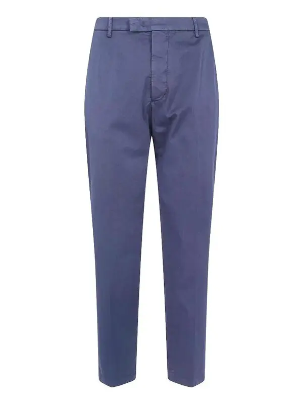 MICHAEL COAL Cotton-twill Trousers - Blue