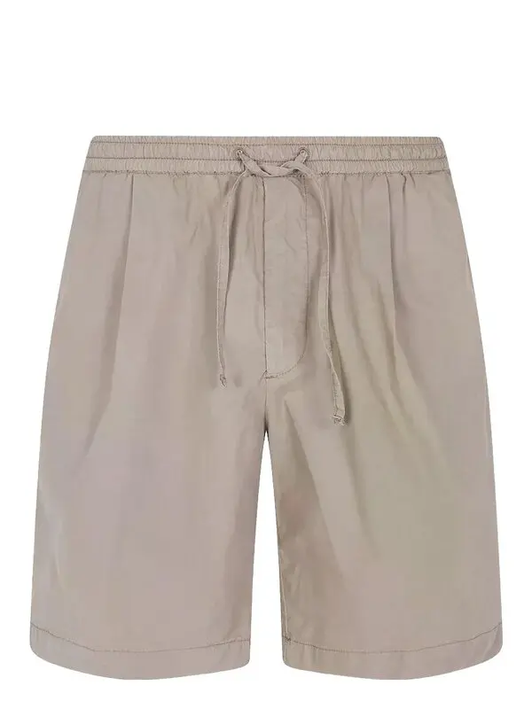 MICHAEL COAL Drawstring-waist Track Shorts - Neutrals