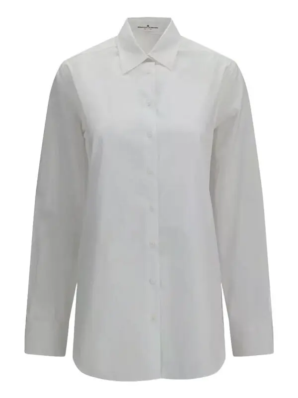 Ermanno Scervino Cotton Lace-up Back Shirt - White