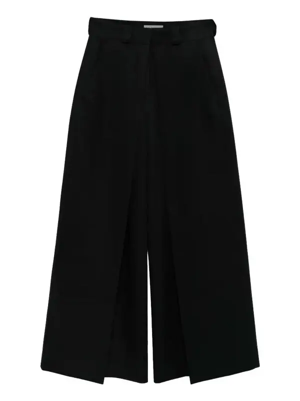 Balenciaga Inverted-pleat Trousers - Black