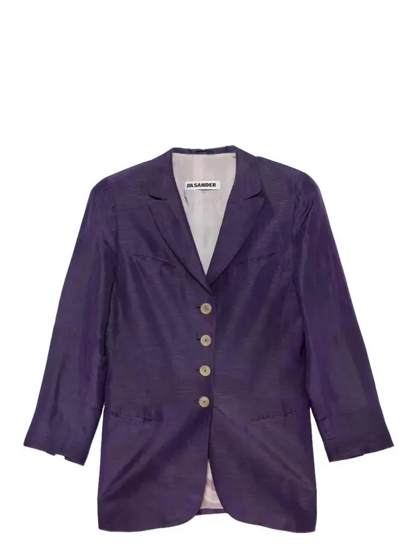 JIL SANDER 2010s Single-breasted Blazer - Purple