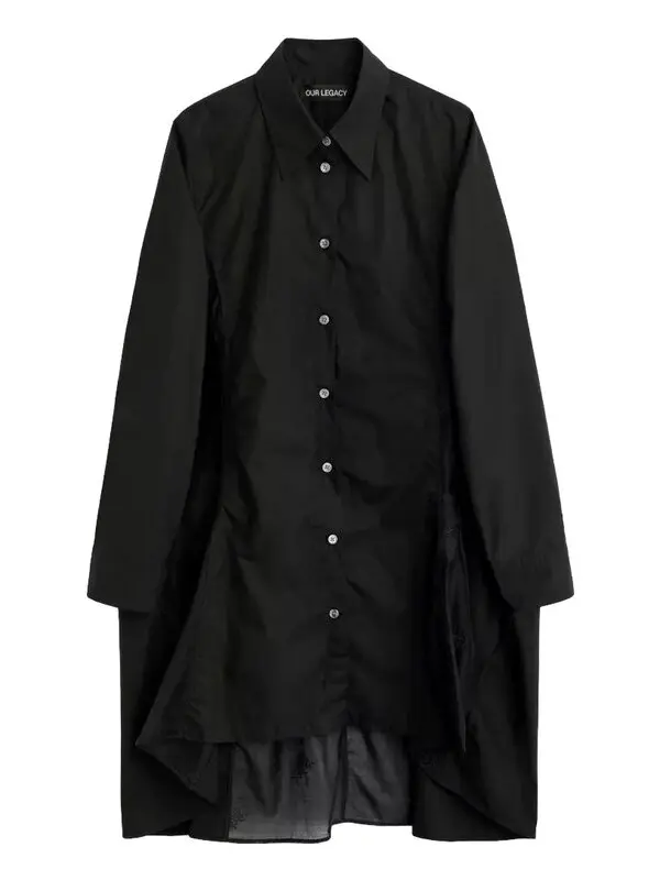 Our Legacy Embroidered Button-down Shirt - Black
