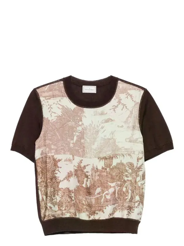 PIERRE-LOUIS MASCIA T-shirt - Brown
