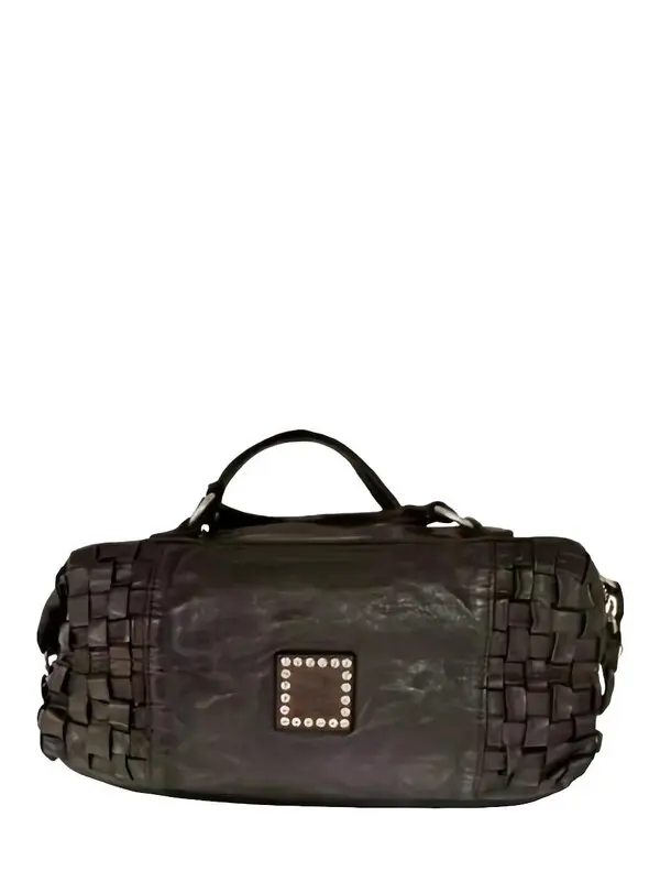 CAMPOMAGGI Woven-leather Shoulder Bag - Brown