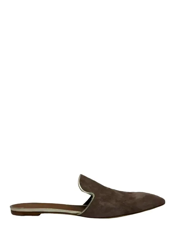MALONE SOULIERS Marianne Pointed-toe Mules - Brown