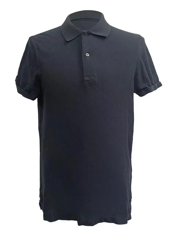TOM FORD Short-sleeve Polo Shirt - Black