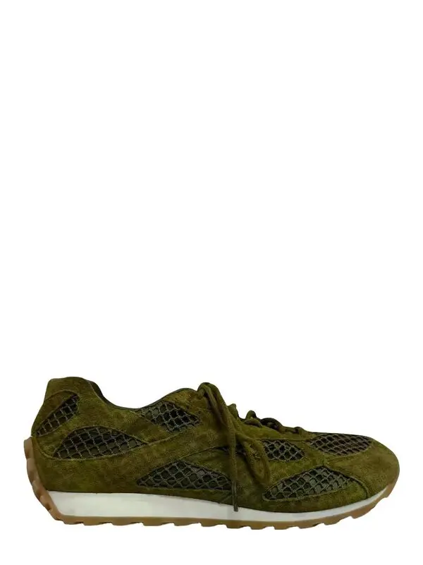 Bottega Veneta Orbit Suede Sneakers - Green