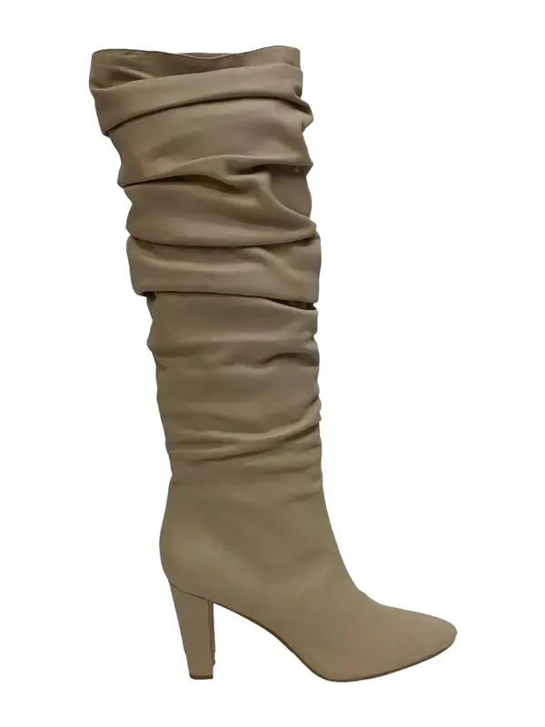 Manolo Blahnik Calassohi 90 Knee-high Boots - Neutrals