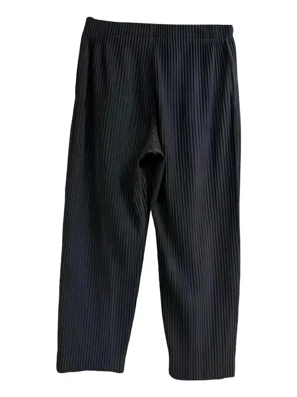 Issey Miyake Homme Plissé Pleated Trousers - Black