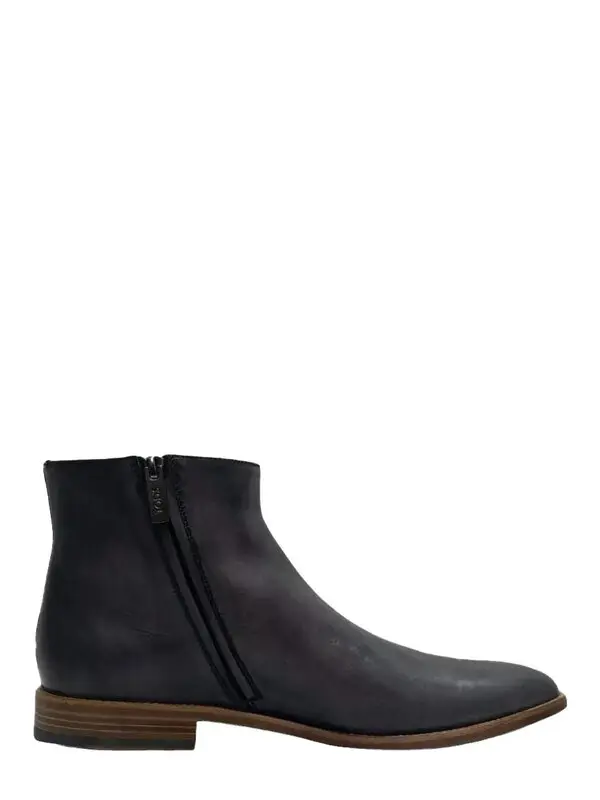 TOD'S Almond-toe Zipped Ankle Boots - Black