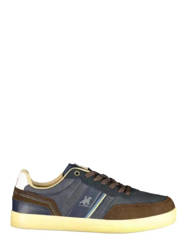 U.S. Grand Panelled Lace-up Sneakers - Blue