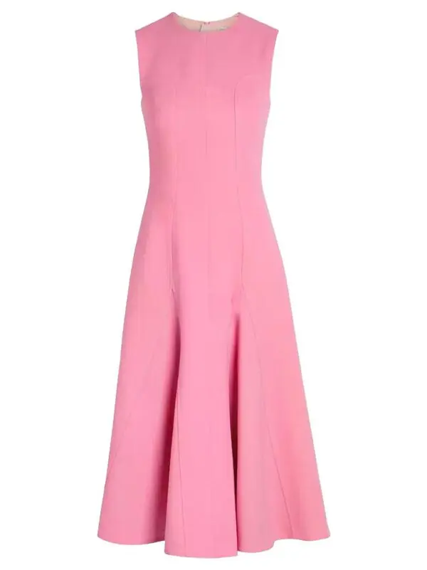 EMILIA WICKSTEAD Benicia Sleeveless Midi Dress - Pink