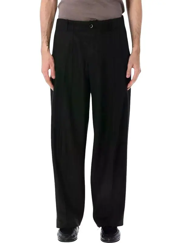 NINE:INTHE:MORNING Damiano Pleated Trousers - Black
