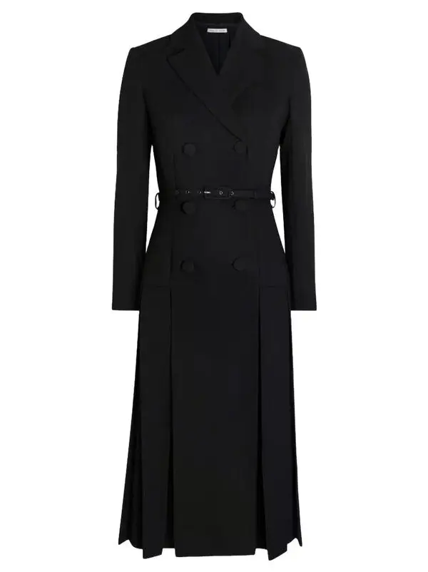 EMILIA WICKSTEAD Chaney Belted Midi Dress - Black