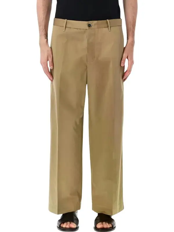 NINE:INTHE:MORNING Thiago Chino Trousers - Neutrals