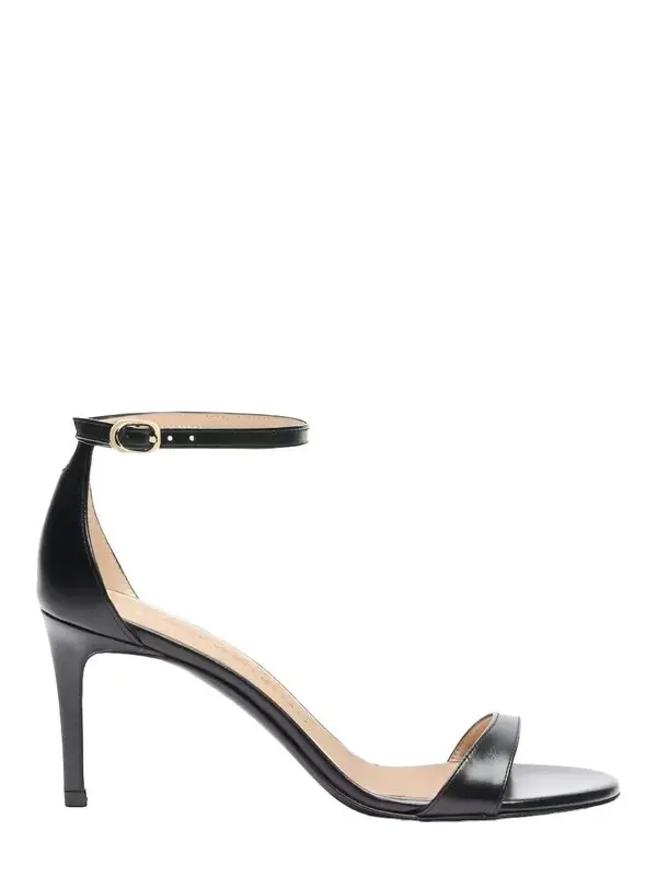 STUART WEITZMAN Ankle-strap Leather Sandals - Black