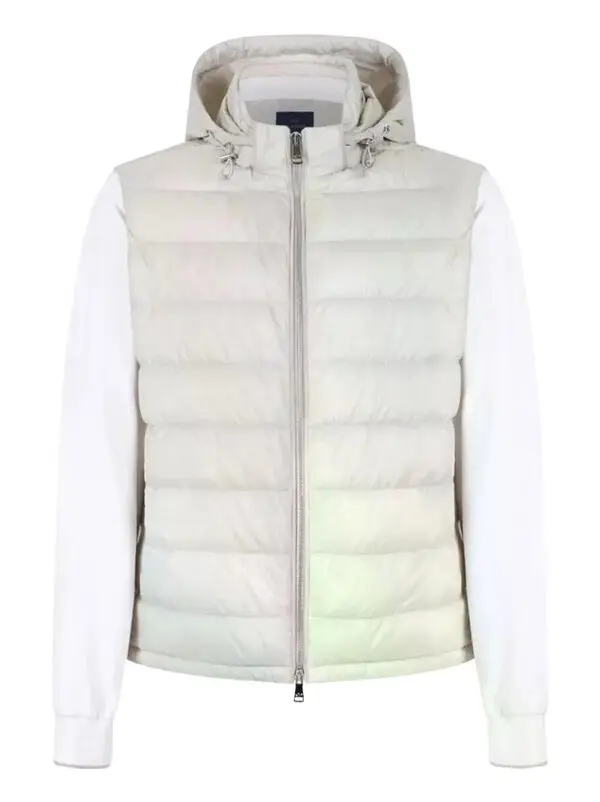 Paul & Shark Quilted Hooded Jacket - Neutrals