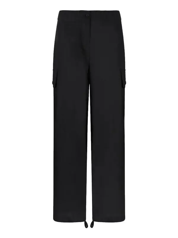 DOUUOD Multi-pocket Cargo Pants - Black
