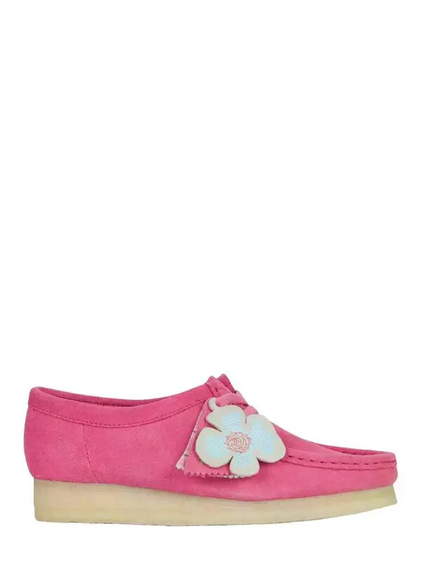Clarks Wallabee Suede Loafers - Pink
