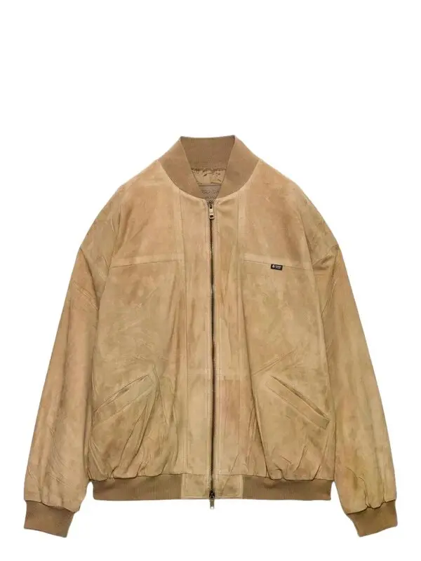 Prada Suede Jacket - Neutrals