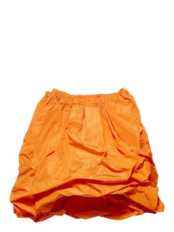 Prada Technical Taffeta Skirt - Orange