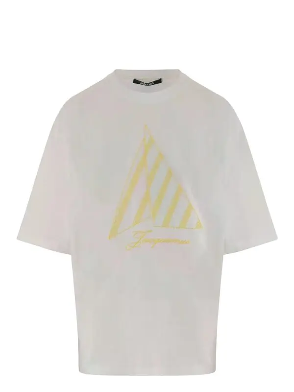 Jacquemus The Voilier Embroidered T-shirt - White