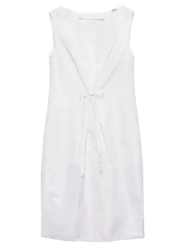 Prada Faille Dress - White