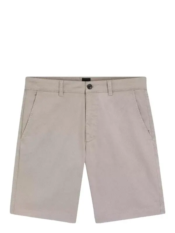 BOSS Stretch-cotton Bermuda Shorts - Neutrals