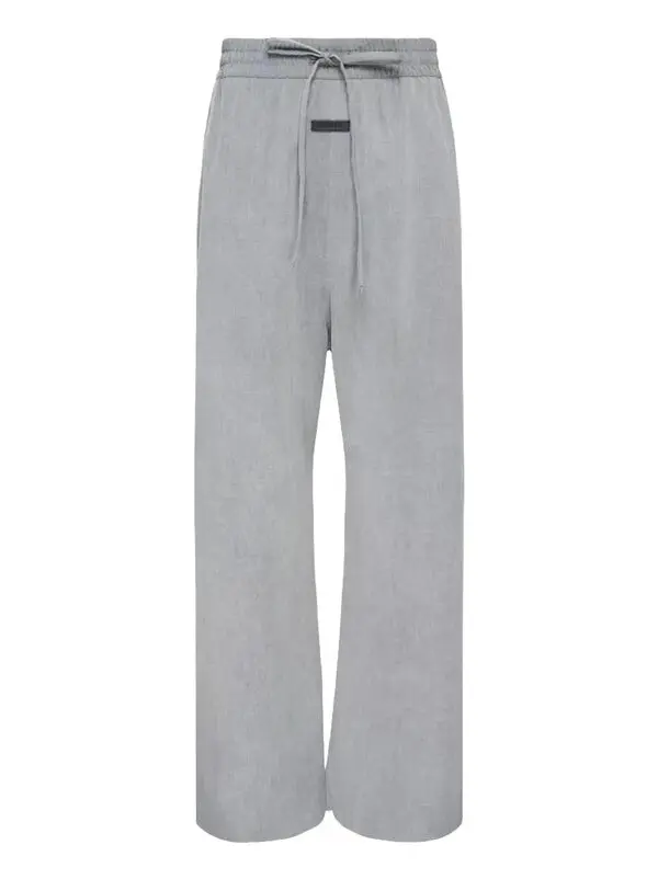 Fear Of God Drawstring Wide-leg Trousers - Grey