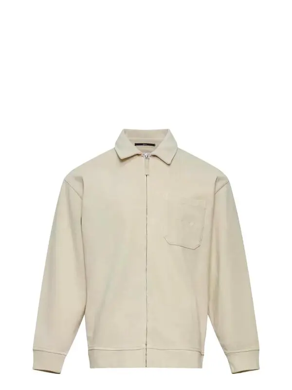 C.P. COMPANY 10/2 Zip-up Collared Sweatshirt - Neutrals