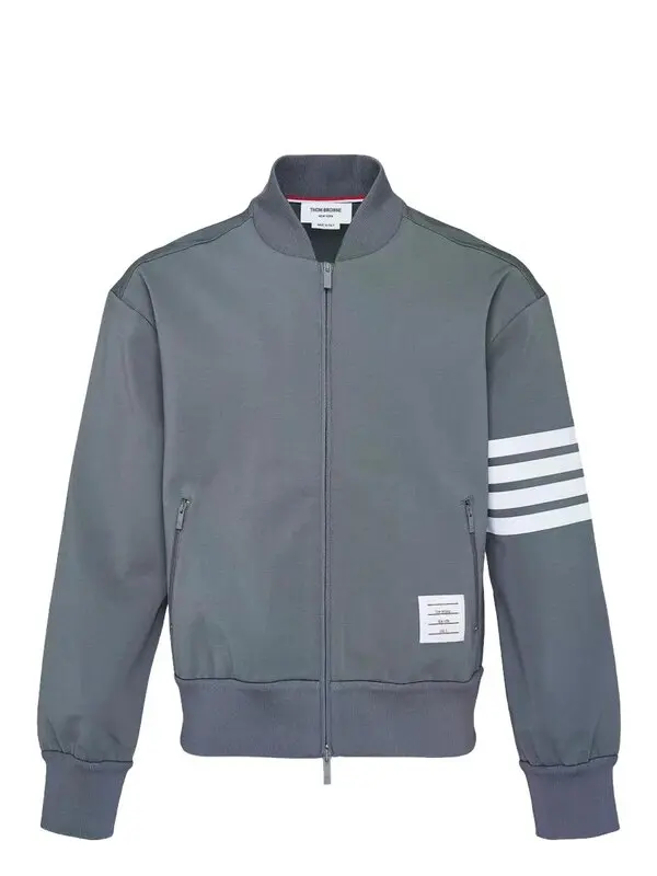 Thom Browne 4-bar Bomber Jacket - Grey