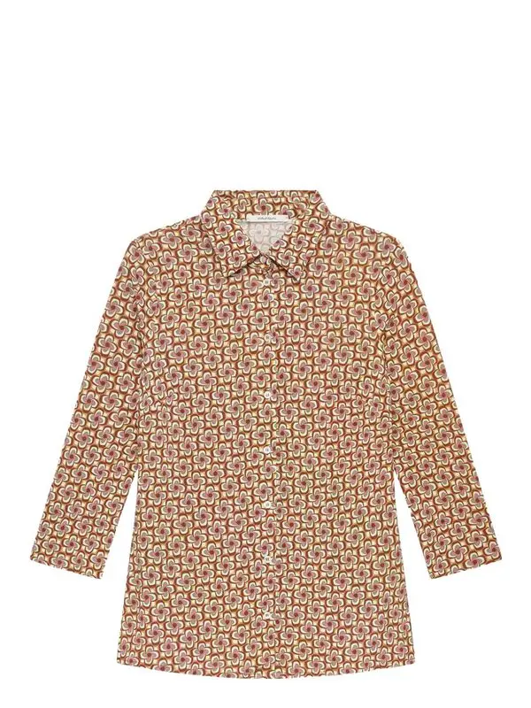 Malìparmi Mini Mouliné Shirt - Brown