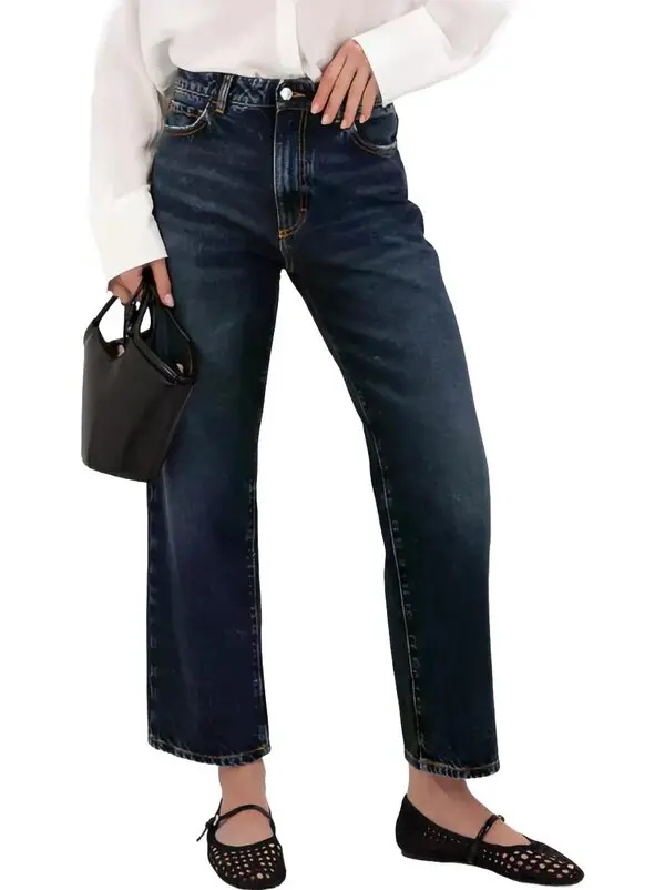 ICON DENIM LOS ANGELES Jill Straight-leg Jeans - Blue