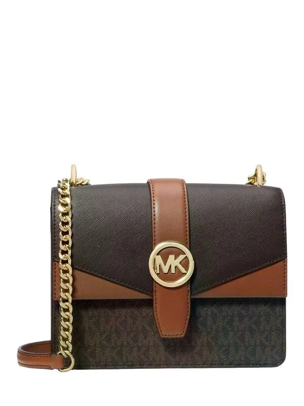 Michael Kors Greenwich Cross Body Bag - Brown