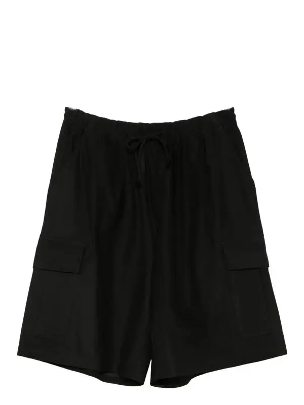 Comme Des Garçons Drawstring-fastening Cargo Shorts - Black