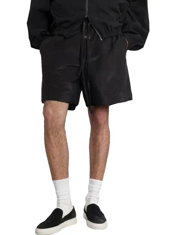 Fear Of God Drawstring-waist Shorts - Black