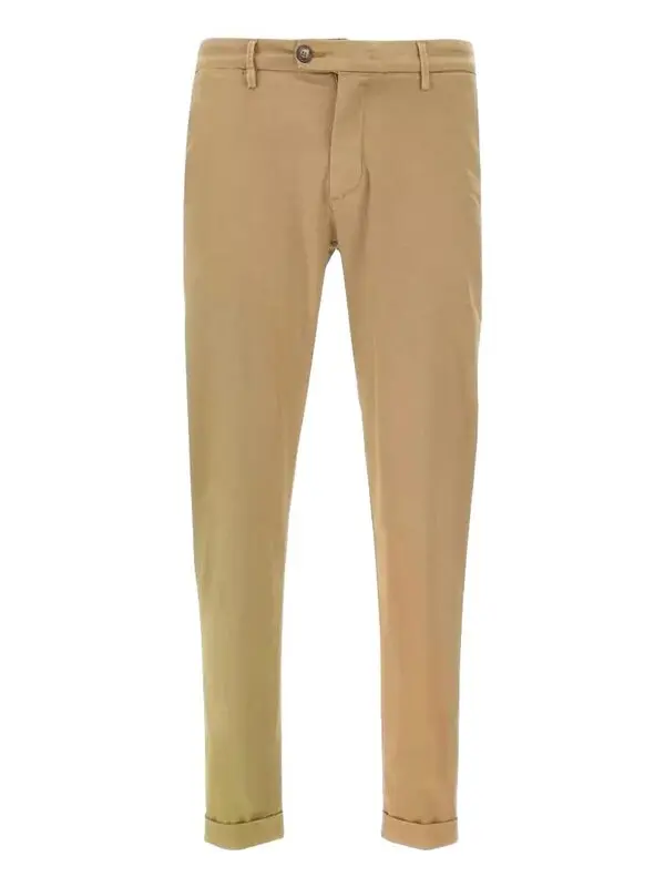 RE-HASH Mucha10 Slim-fit Trousers - Neutrals
