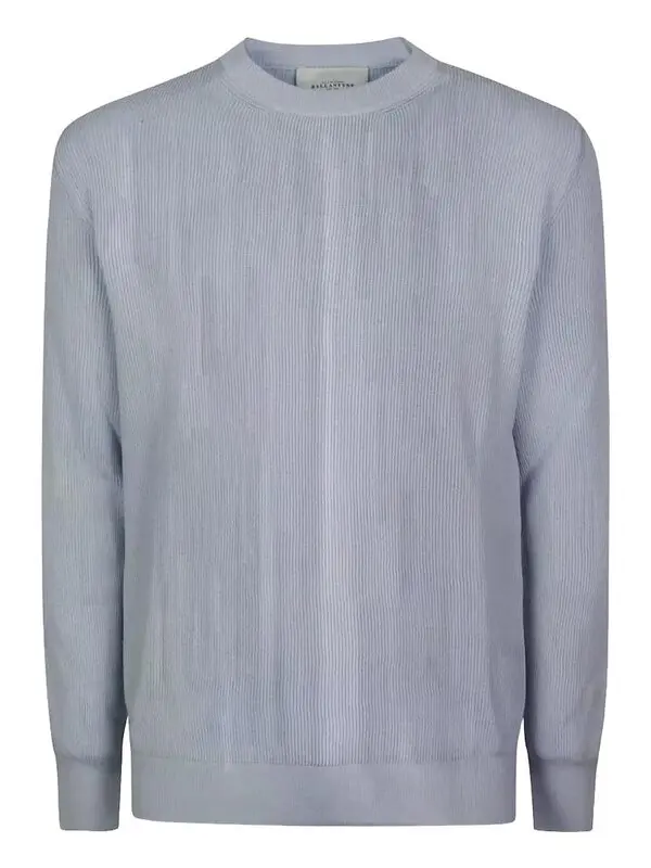 BALLANTYNE Ribbed-knit Sweater - Blue