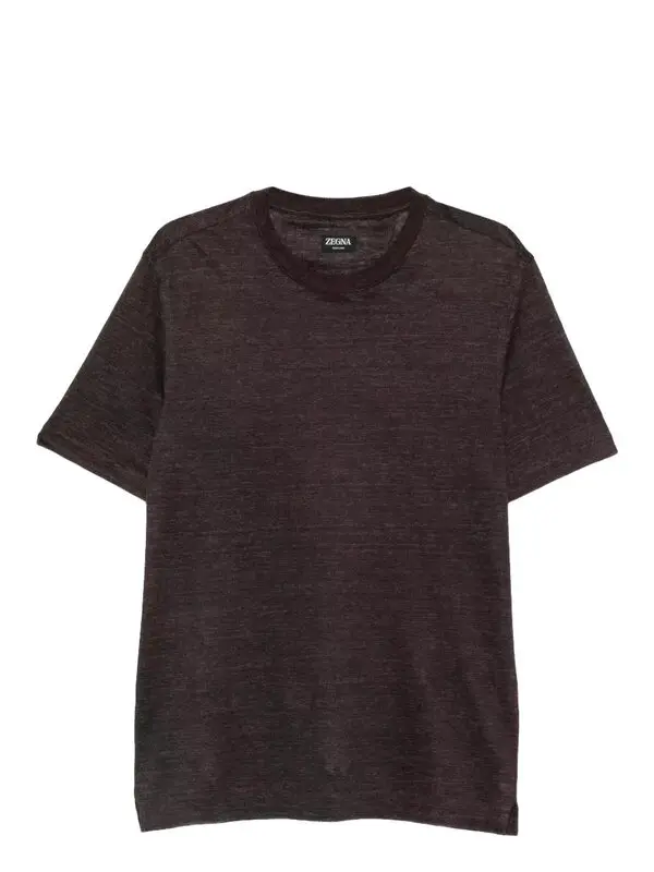 Zegna Short-sleeve T-shirt - Brown