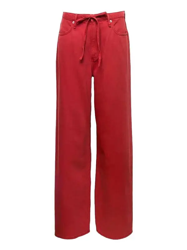 Rag & Bone Phoebe Wide-leg Jeans - Red