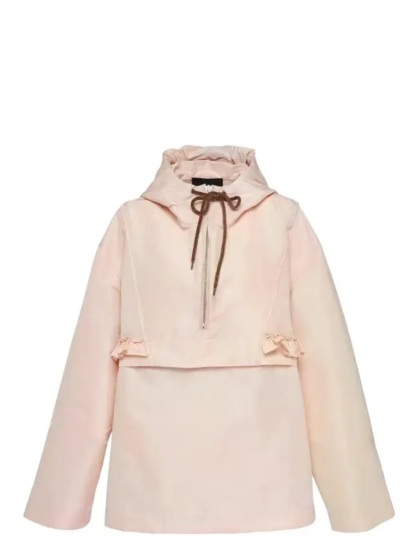 Simone Rocha Ruffled Hooded Jacket - Pink