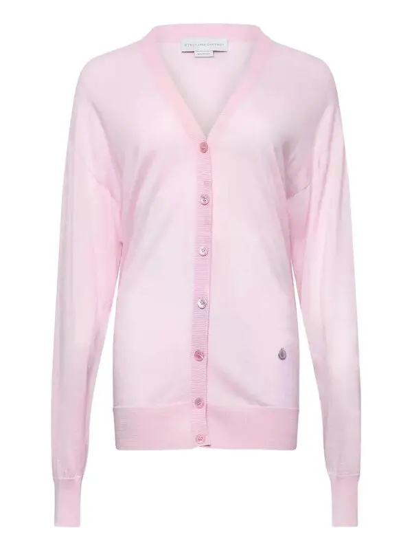 Stella McCartney V-neck Button-up Cardigan - Pink